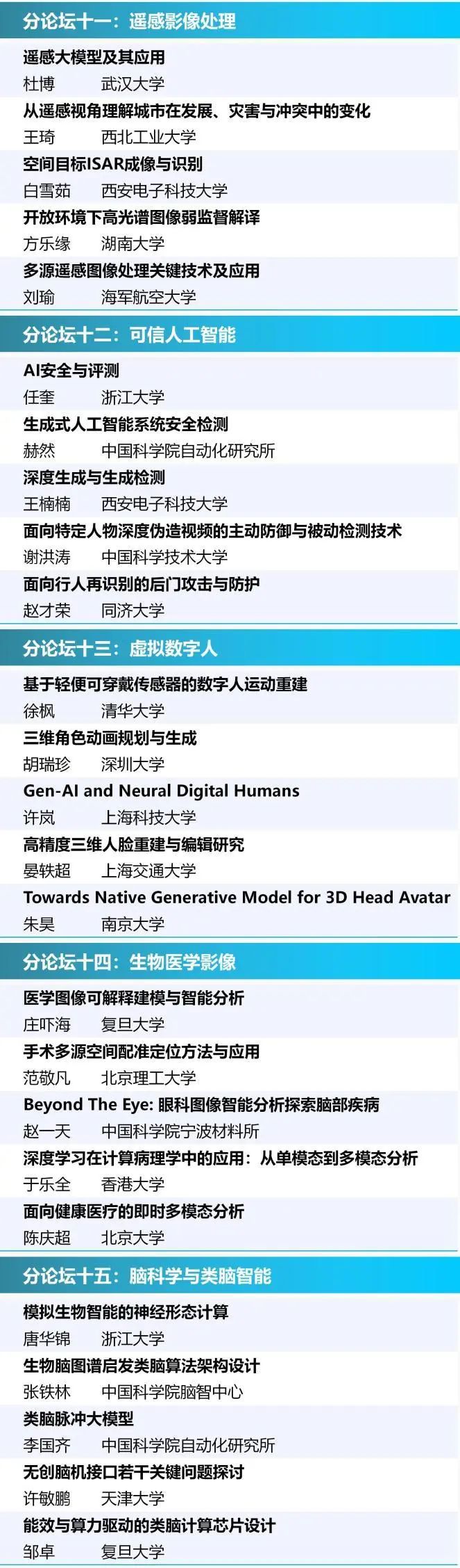 【CSIG青年科学家会议2024】大会论坛总览_中国图象图形学学会青年工作委员会CSIG